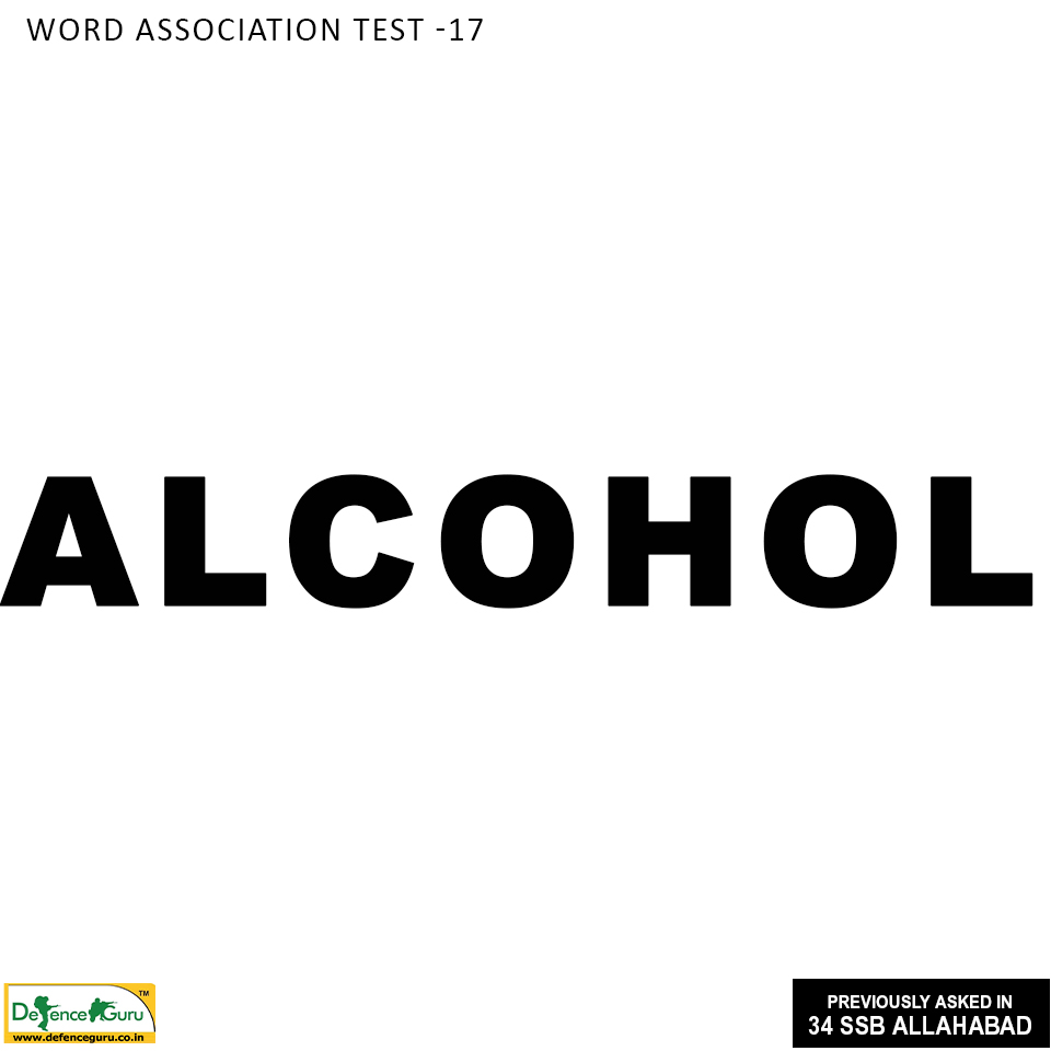 word association test alcohol