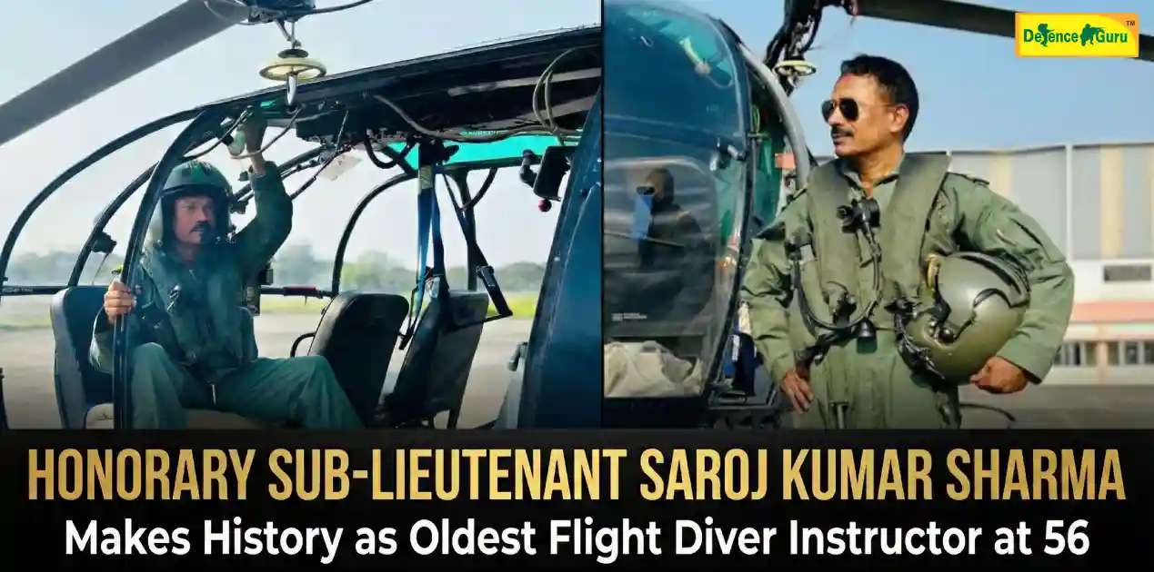 Honorary Sub-Lieutenant Saroj Kumar Sharma Becomes Oldest Flight Diver ...