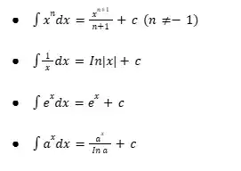 List of All Maths Calculus Formulas for NDA Exam Preparation