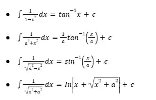 List of All Maths Calculus Formulas for NDA Exam Preparation
